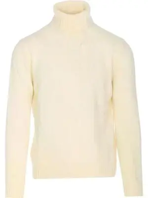 SEVEN GAUGE Turtleneck Long-sleeved Sweater - Neutrals