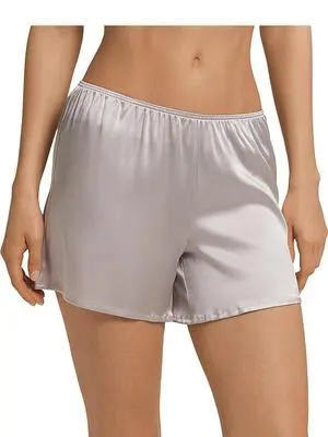 Hanro Grand Central Silky Shorts - Silver Vapor
