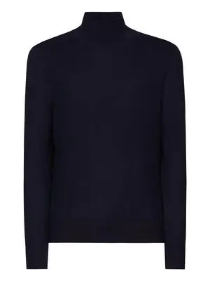 Dolce & Gabbana Cashmere And Silk Turtleneck Sweater - Blue