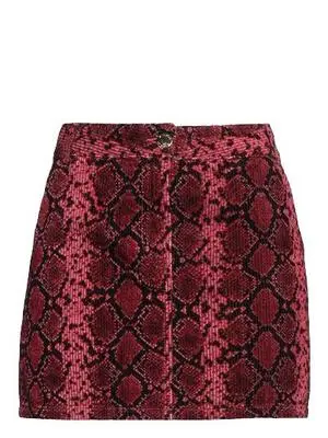 Pinko Mini Flared Corduroy Skirt - Red