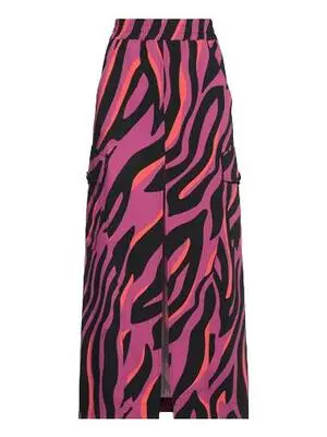 Pinko Printed Crepe Maxi Skirt - Purple