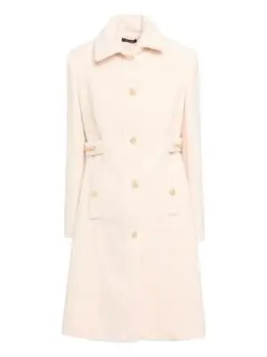 CRISTINAEFFE Single-breasted Bouclé Coat - White