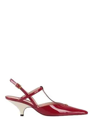 Bally Pumps In Calfskin - Red