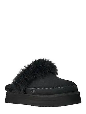 Pink Ugg® Disquette Chalet Slippers - Black