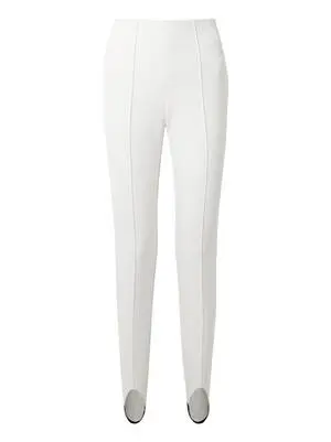 Bogner Elaine Embroidered Stretch Stirrup Ski Pants - Off-white