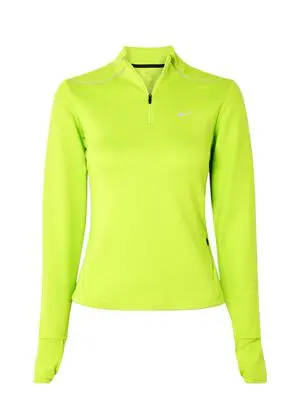 Nike Swift Printed Half-zip Top - Yellow