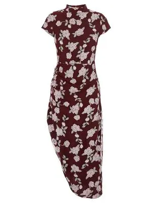 Remain Birger Christensen Floral Embroidered Dress - Red
