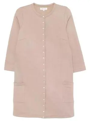 AGNÈS B. Snap-button Cotton Dress - Neutrals