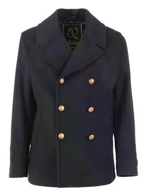 SEALUP Amalfi Buttoned Pea Coat - Blue