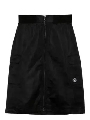 SPORT B. BY AGNÈS B. Midi Skirt With Front Zip - Black