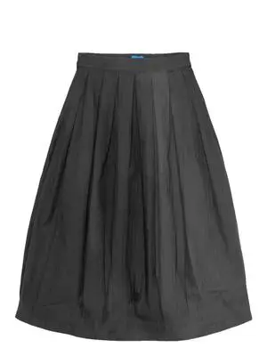 SPORT B. BY AGNÈS B. Pleated Cotton Skirt - Grey