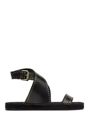 Isabel Marant Studded Cross-strap Sandals - Black