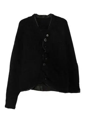 UNDERCOVERISM Asymmetric Cardigan - Black