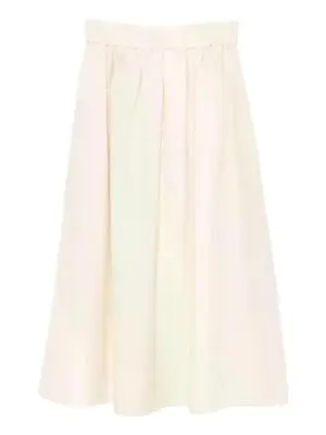 TO B. BY AGNÈS B. Gathered Skirt - Neutrals