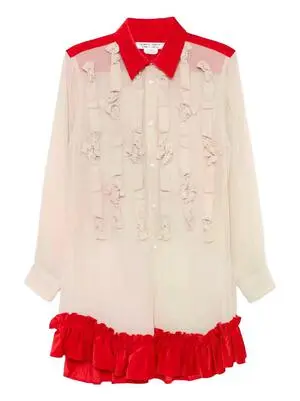COMME DES GARÇONS Raffled Long-sleeves Blouses