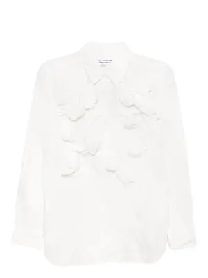 Comme Des Garçons Knot-detail Blouse - White