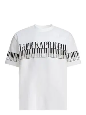 Kapital Piano-print T-shirt - White