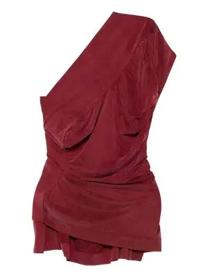 VIVIENNE WESTWOOD Draped One-shoulder Top - Red