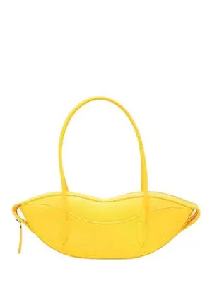 Fiorucci Lips Zip Handle Tote - Yellow