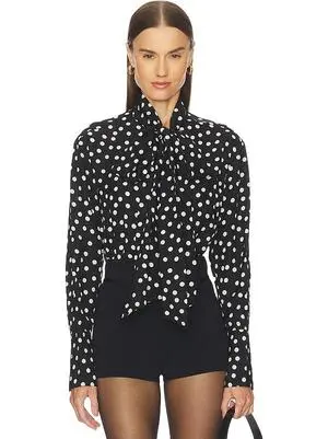 ANINE BING Ruby Shirt In Double Dot