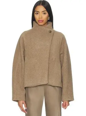 ELODIE THE LABEL Elodie Gracyn Half Coat - Cocoa