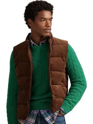 Ralph Lauren Wynton Corduroy Vest - Pale Russet