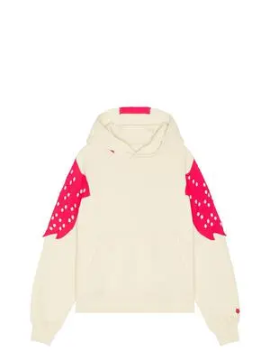 KIKO KOSTADINOV Perforated Fleece Hoodie - Natural