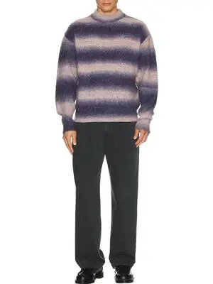 STUDENTS GOLF Cole Knit Mockneck Mohair Sweater - Black