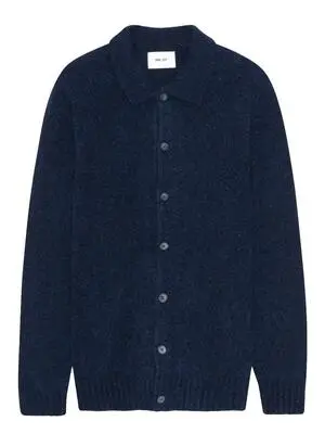 Nn07 Lee 6598 Merino Wool Blend Cardigan - Navy Blue