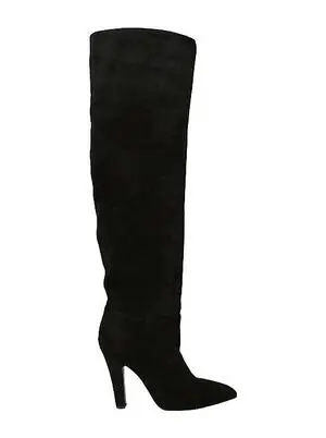 Paris Texas Else 100 Suede Knee-high Boots - Black