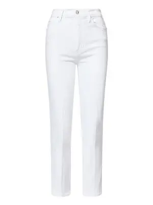 FRAME Le Sleek Straight-leg Stretch-denim Jeans - White
