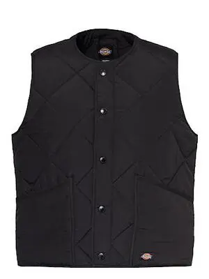 Dickies Quilted Woven Liner Vest - Black