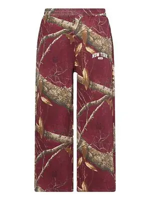 AWAKE NY Arch Graphic-print Cotton-jersey Joggers - Merlot