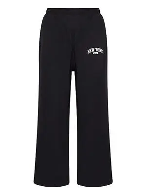 AWAKE NY Arch Logo-print Cotton-jersey Joggers - Black