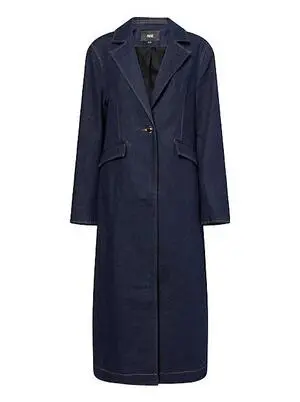 PAIGE Symone Notch-Lapels Denim Coat