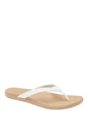 Olukai Ho'ōpio Mālua Flip-Flop Bright White/warm Sand