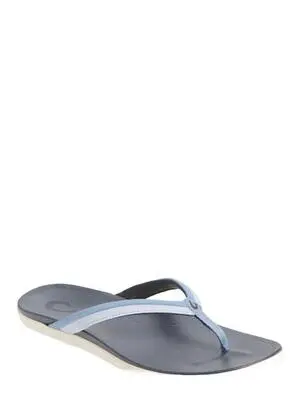 Olukai Ho'ōpio Mālua Flip-Flop Ocean Fog/lanai Breeze