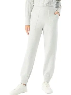 DO BY DEE OCLEPPO Greer Knit Joggers - Light Heather Grey