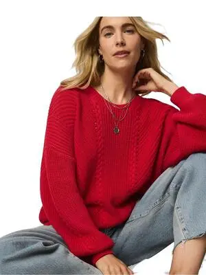 Splendid Vienna Sweater - Red