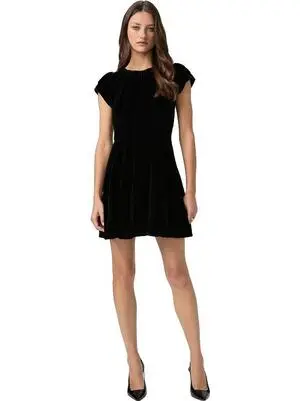 Paige Khai Mini Dress - Black