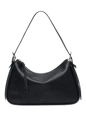ORYANY Small Leather Shoulder Bag Black