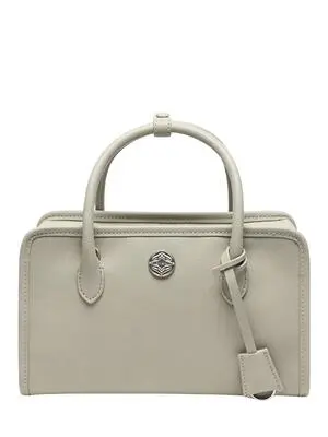 ORYANY Claude Leather Satchel Foggy