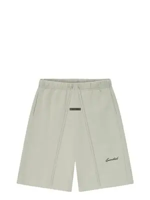 Fear Of God Essentials Relaxed Fleece Piping Sweatshort - Abbey Stone/ Abbey Stone