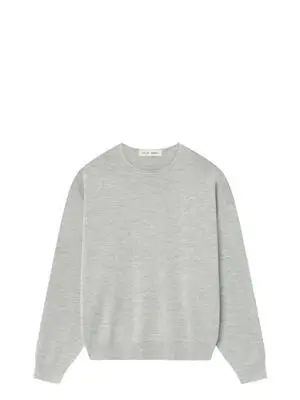 Fear Of God Essentials Merino Long Sleeve Crewneck Sweater Concrete Heather