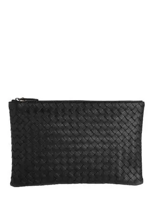 Bottega Veneta Biletto Medium Pouch - Nero