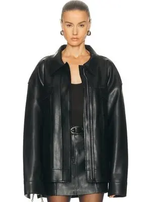 Norma Kamali Oversized Jacket - Black