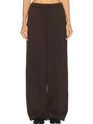 SKIMS Boyfriend Fleece Baggy Sweatpant Espresso
