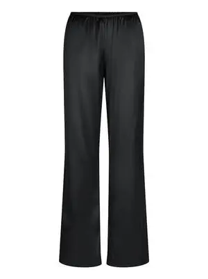 SKIMS Heavy Stretch Satin Wide Leg Pant - Onyx