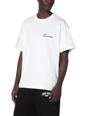 AWAKE NY Cotton T-shirt With Logo - White