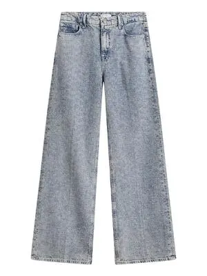 Good American Good Standard Straight Crystal Jeans - Indigo
